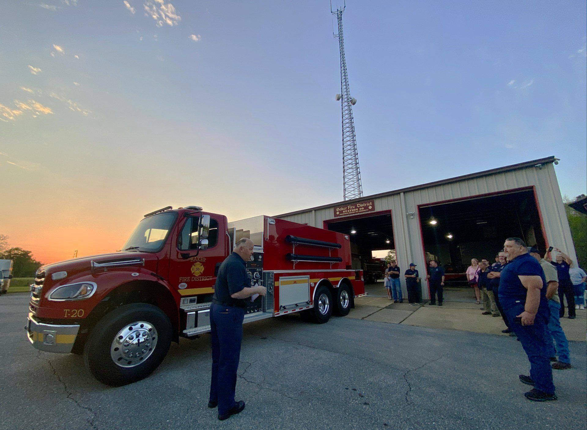 Baker Fire District celebrates its new big rig | Crestview News Bulletin