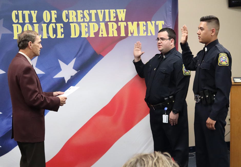 Two new police officers join Crestview Police Department | Crestview ...