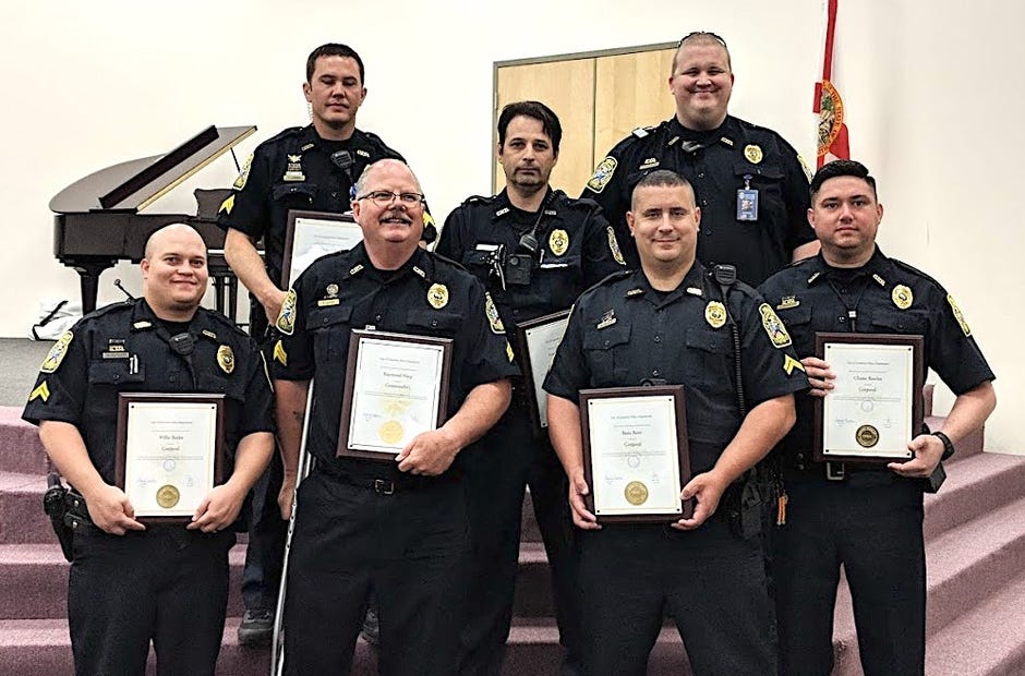 Crestview Police Department holds promotion ceremony, welcomes new ...