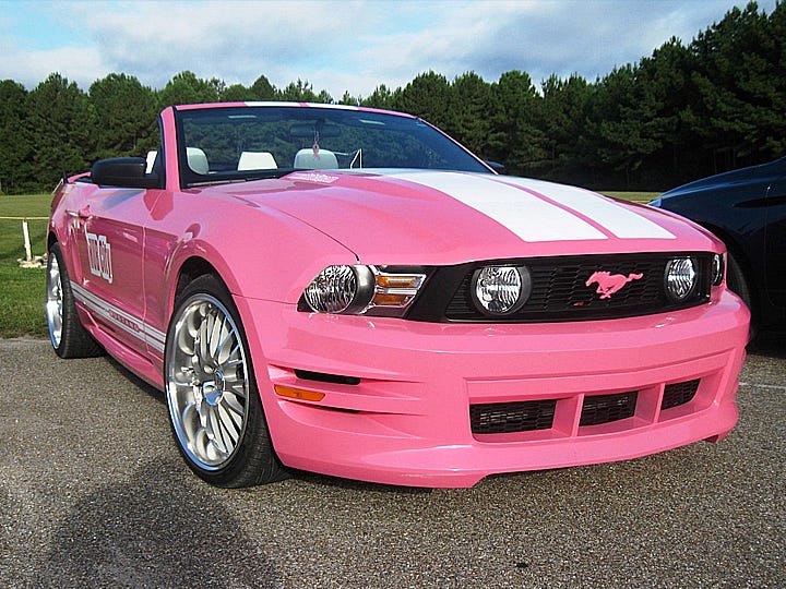 Vivid pink Mustang draws breast cancer awareness | Crestview News Bulletin