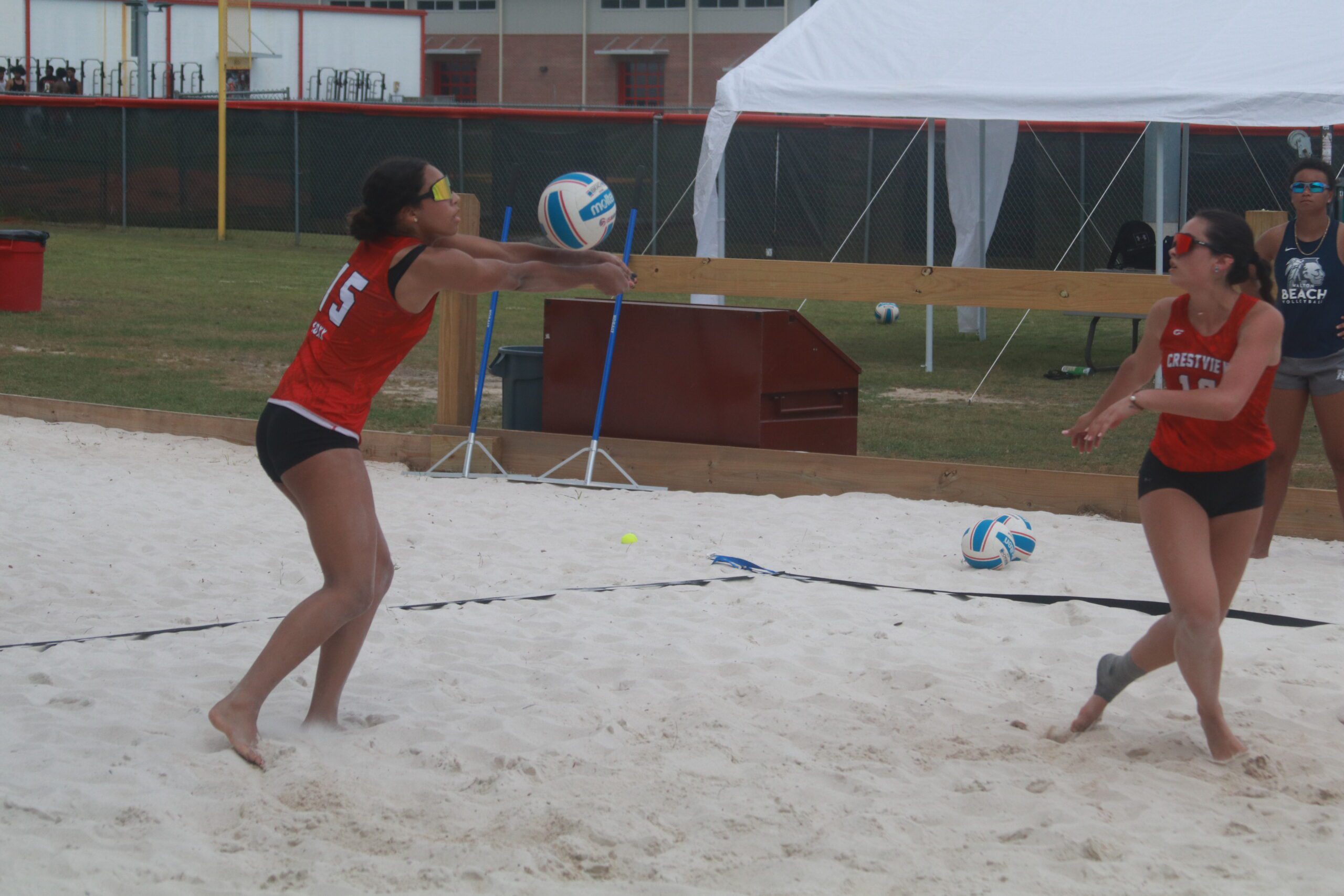 Crestview beach volleyball sweeps home finale | Crestview News Bulletin