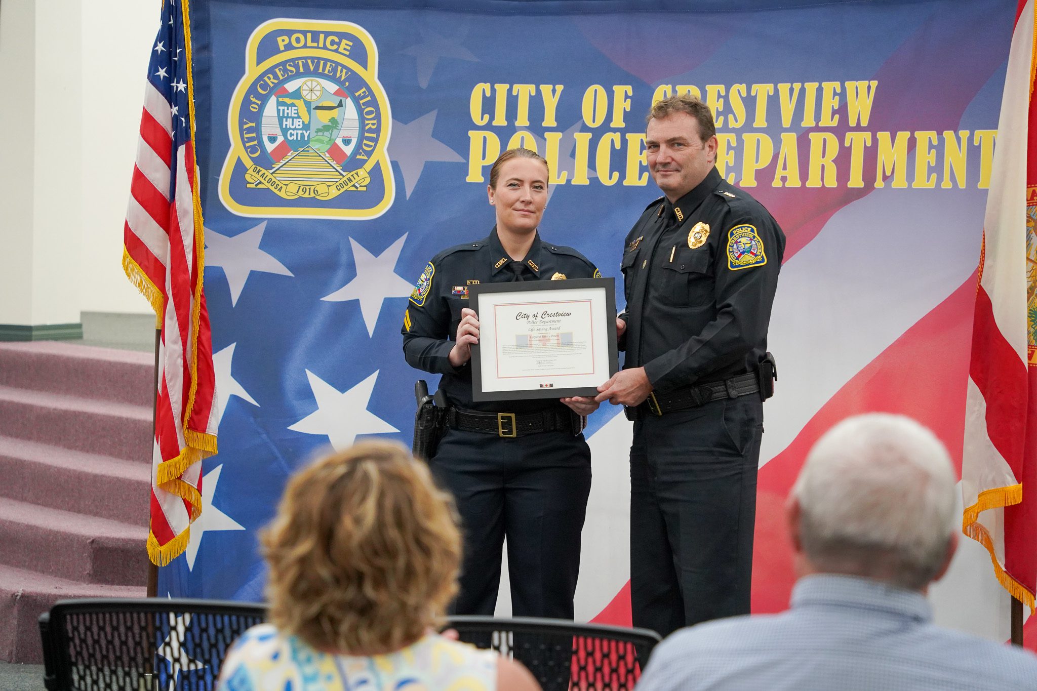 Crestview Police officer awarded for saving infant | Crestview News ...