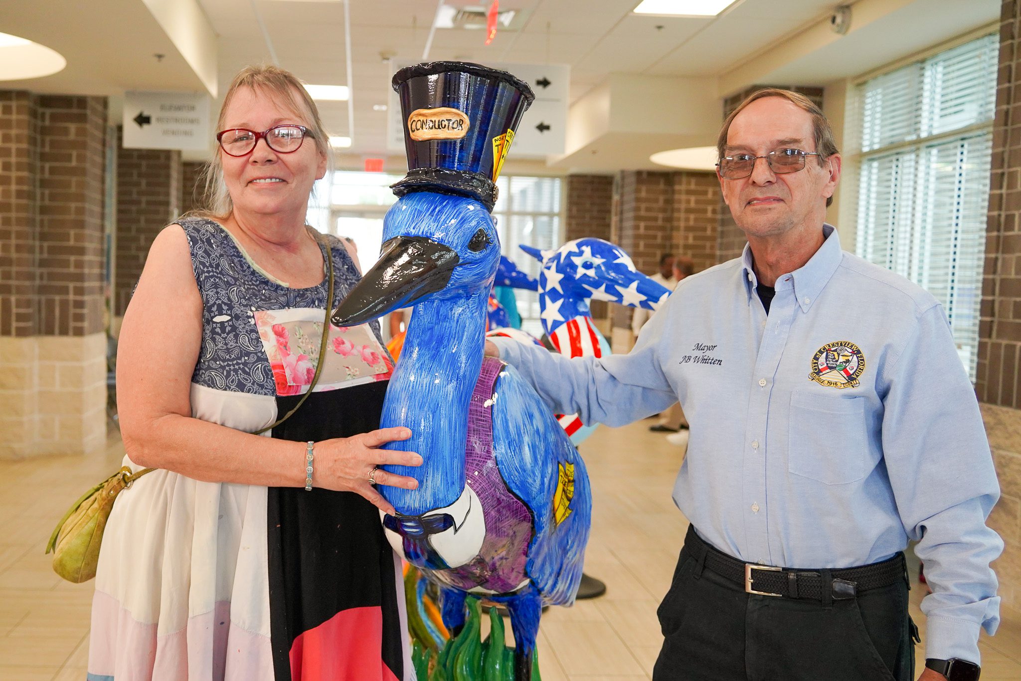 Artistic heron to welcome all at Wilson Street Park | Crestview News ...