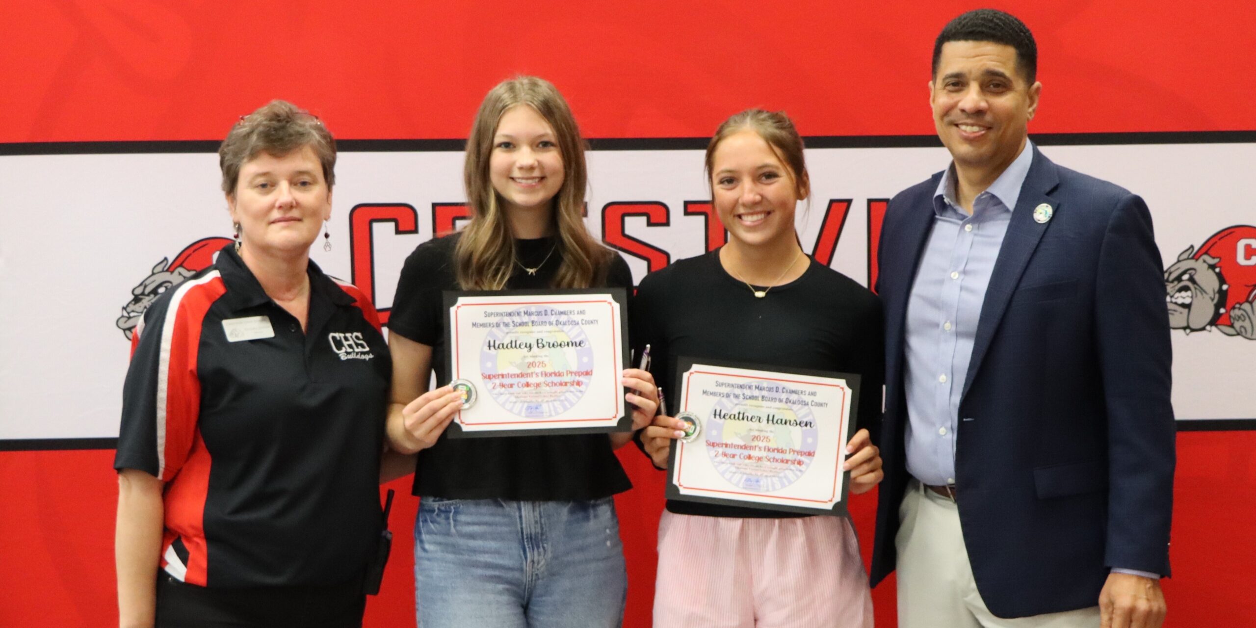 CHS students receive superintendent scholarships | Crestview News Bulletin
